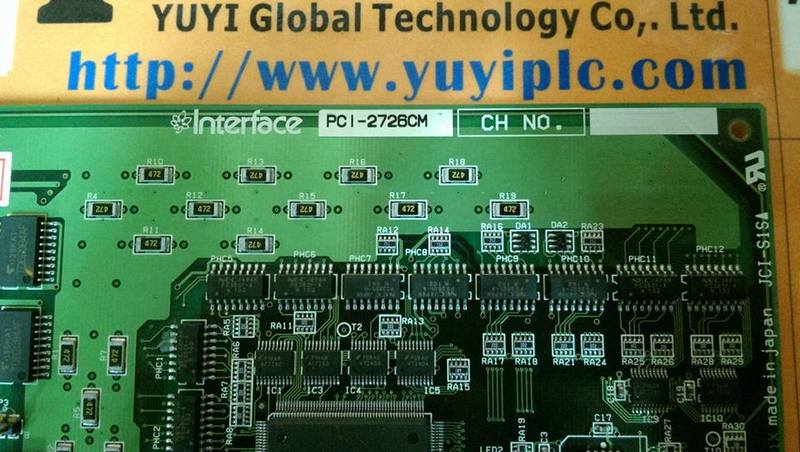 INTERFACE PCI-2726CM DATA ACQUISITION CARD - PLC DCS SERVO Control MOTOR POWER SUPPLY IPC ROBOT